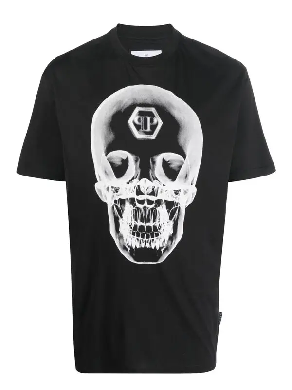 Philipp Plein Skull Print T-shirt - Black