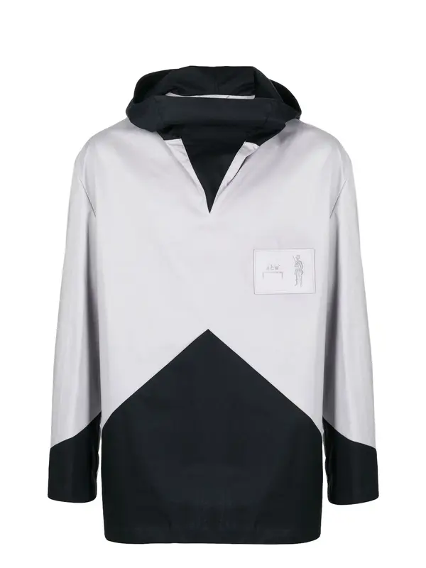 A-COLD-WALL* Geometric Panelled Windbreaker - Grey