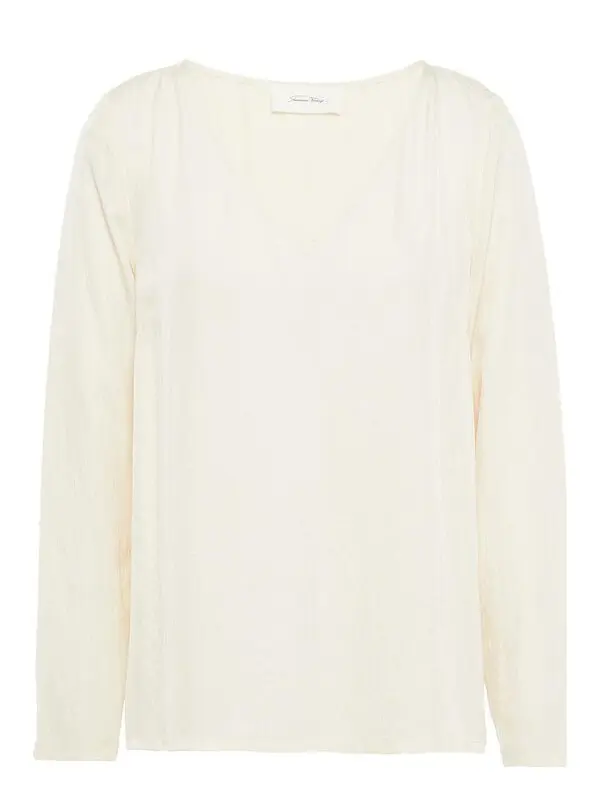 American Vintage Twill Top - Cream