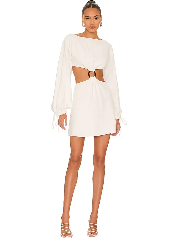 L'academie Alora Mini Dress - Ivory