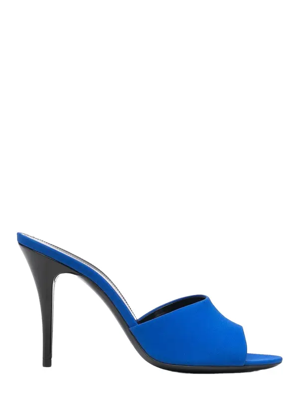 Saint Laurent 110mm La 16 Sandals - Blue