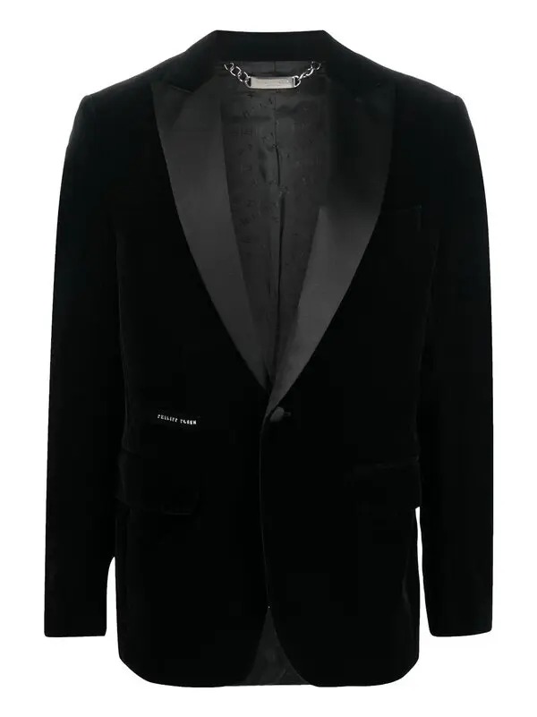 Philipp Plein Skull-detail Dinner Jacket - Black