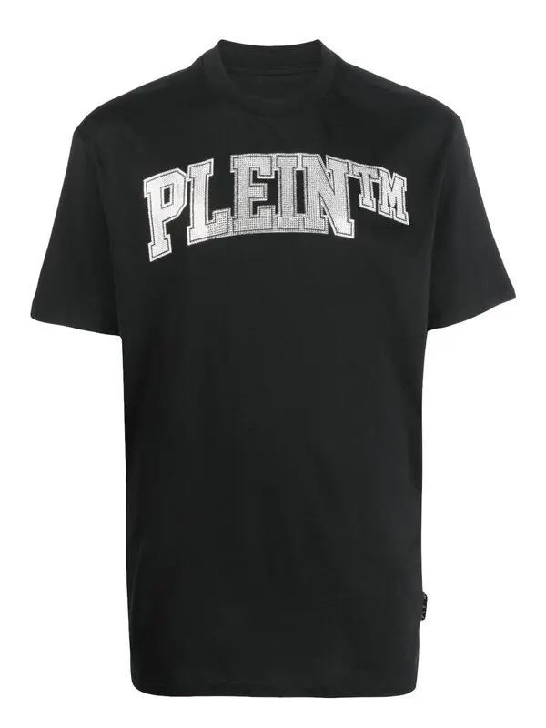 Philipp Plein Stones Logo-print T-shirt - Black