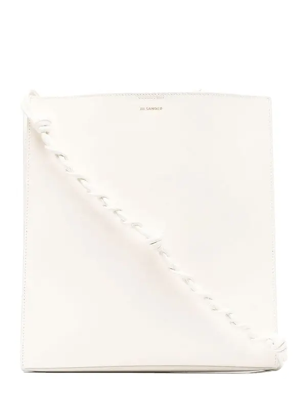 JIL SANDER Logo-print Shoulder Bag - Neutrals