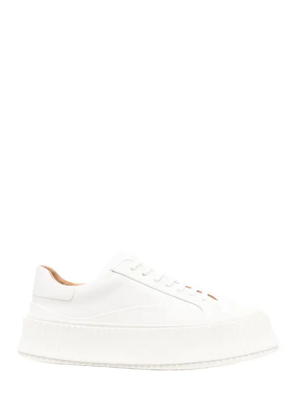 JIL SANDER Low-top Lace-up Sneakers - Neutrals