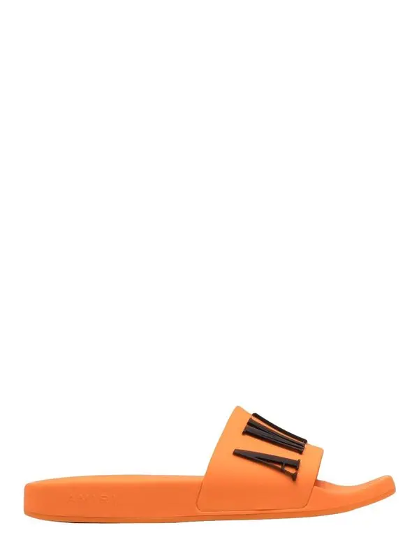 Amiri Embossed Logo Slides - Orange