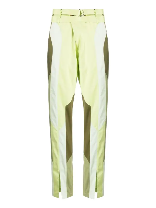 KIKO KOSTADINOV Daintree Panelled Trousers - Green