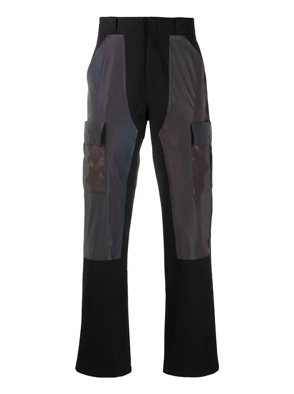 COUNTY OF MILAN Marcelo Burlon Cargo Straight Trousers - Black