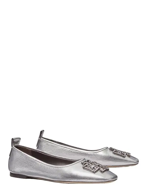 Tory Burch Ines Ballet Flats - Silver