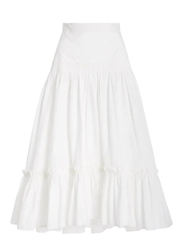 Cara Cara Tisbury High-low Skirt - White