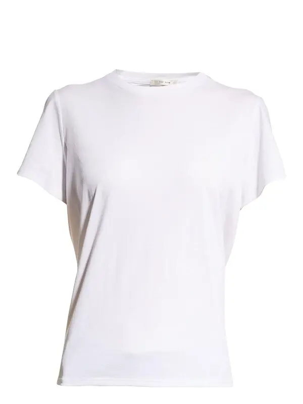 THE ROW Wesler Short-sleeve Top - Bright White