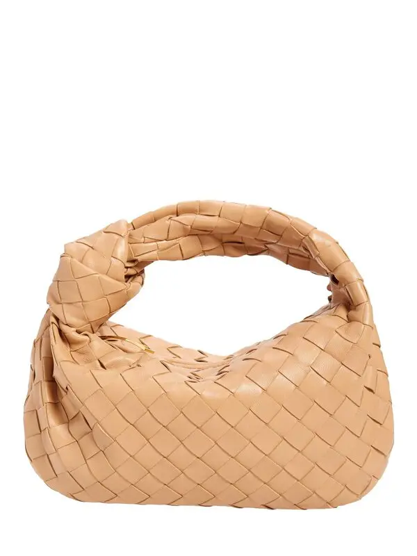 Bottega Veneta Mini Bv Jodie Hobo Bag - Sandalwood-gold