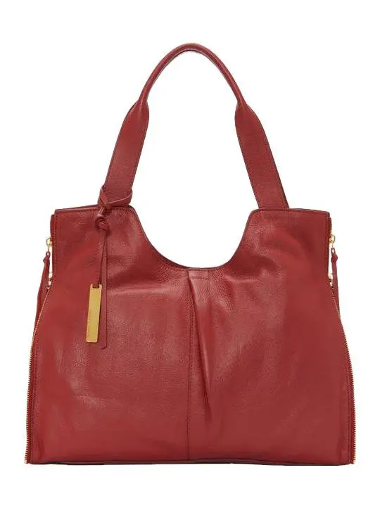 Vince Camuto Corla Leather Tote - Scarlet Indpeb