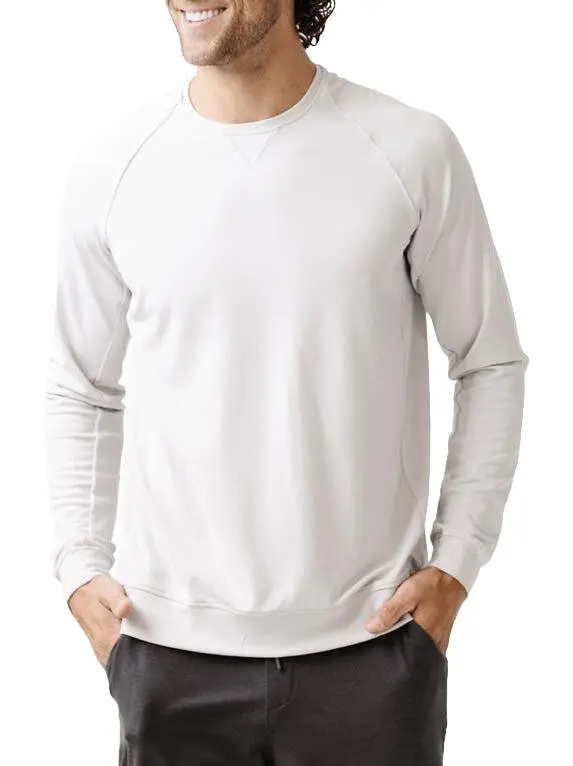 Cozy Earth Ultrasoft Crewneck Sweatshirt - Light Grey