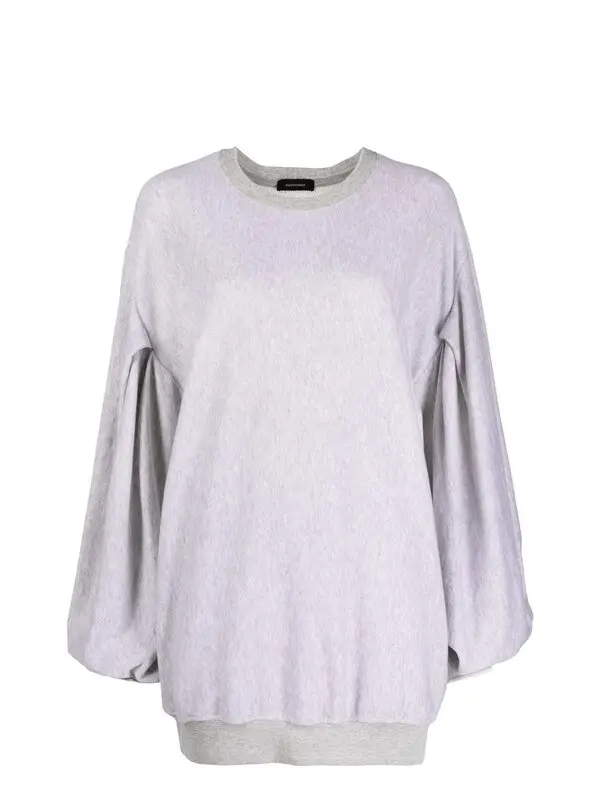 MADE IN TOMBOY Oversized Puff-sleeve Sweatshirt - Grey