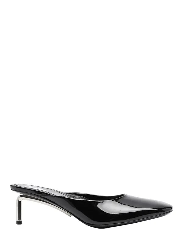 Off-White Allen Square Toe Mules - Black