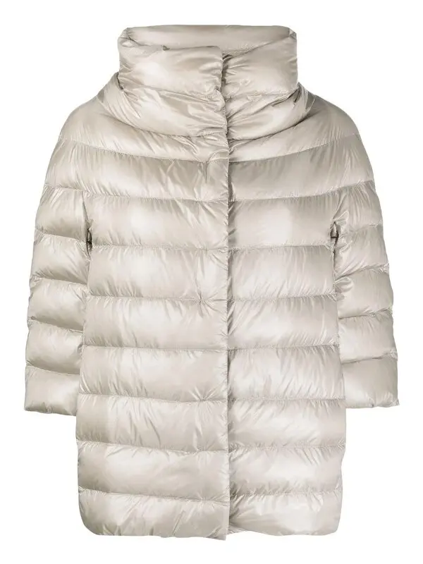 Herno High-neck Puffer Jacket - Neutrals