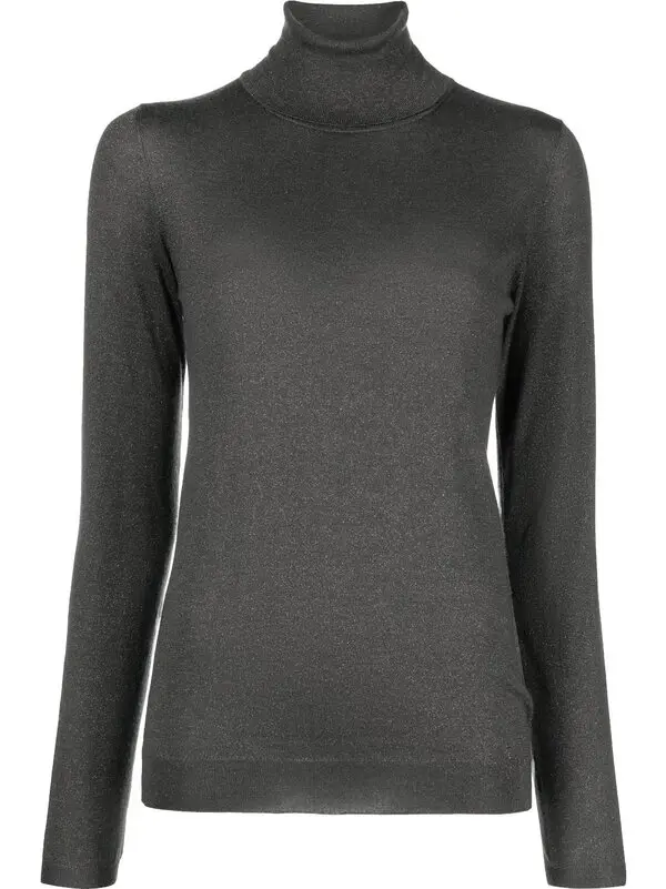 Brunello Cucinelli Rollneck Jumper - Grey
