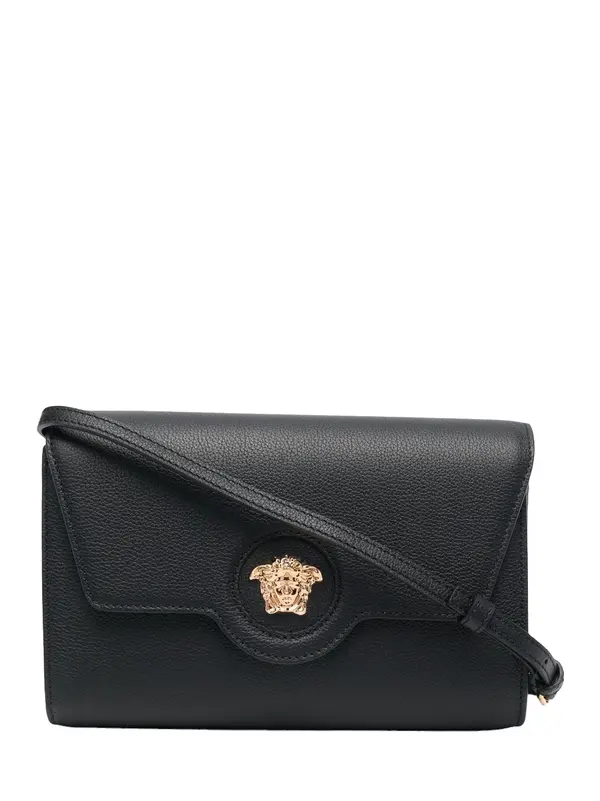 Versace La Medusa Crossbody Bag - Black
