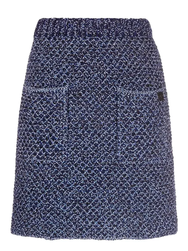 FERRAGAMO High-waisted Miniskirt - Blue