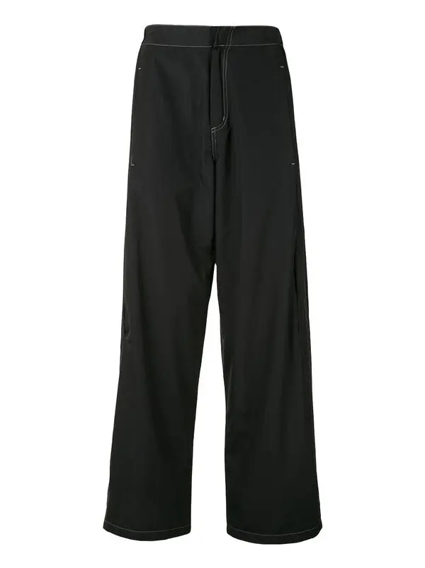 COUNTY OF MILAN Wide Leg Trousers - 1001 Black White