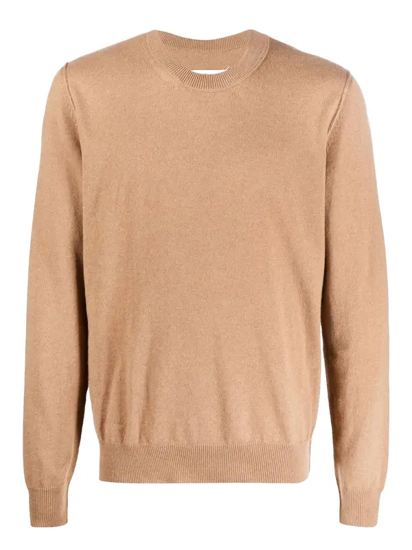 MAISON MARGIELA Crew-neck Jumper - Brown