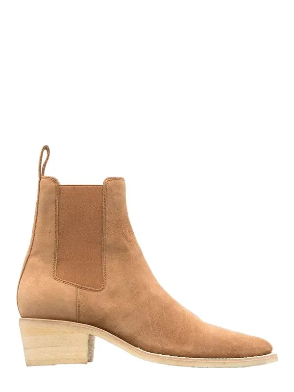 Amiri Suede Ankle Boots - Neutrals