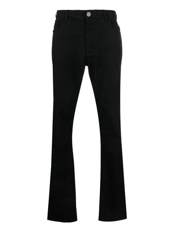 BILLIONAIRE Straight-cut Institutional Jeans - Black