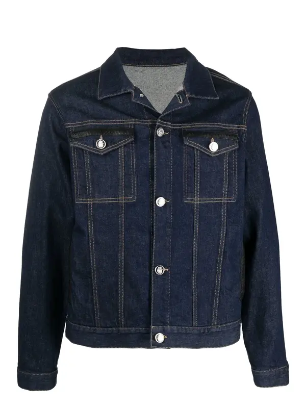 BILLIONAIRE Institutional Denim Jacket - Blue