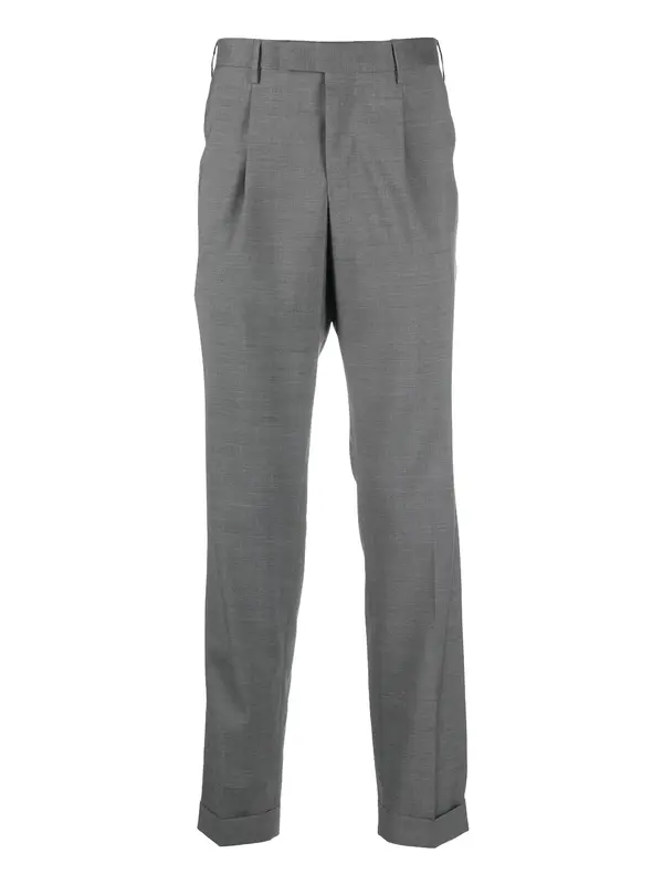 PT TORINO Tapered-leg Tailored Trousers - Grey