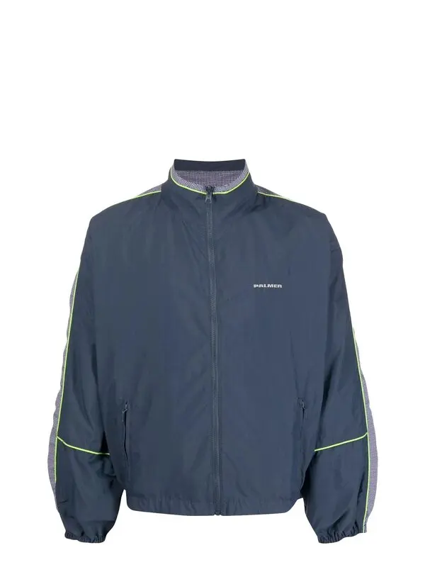 PALMER Lightweight Zipped Bomber Jacket - Blue