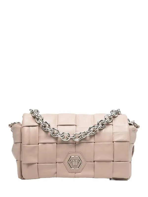 Philipp Plein Intertwined Design Shoulder Bag - Neutrals
