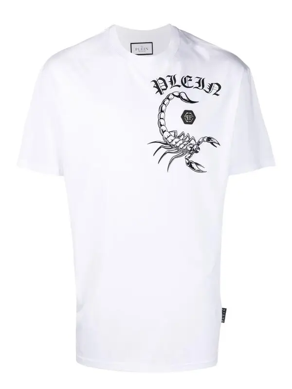 Philipp Plein Chest Logo-print Detail T-shirt - White