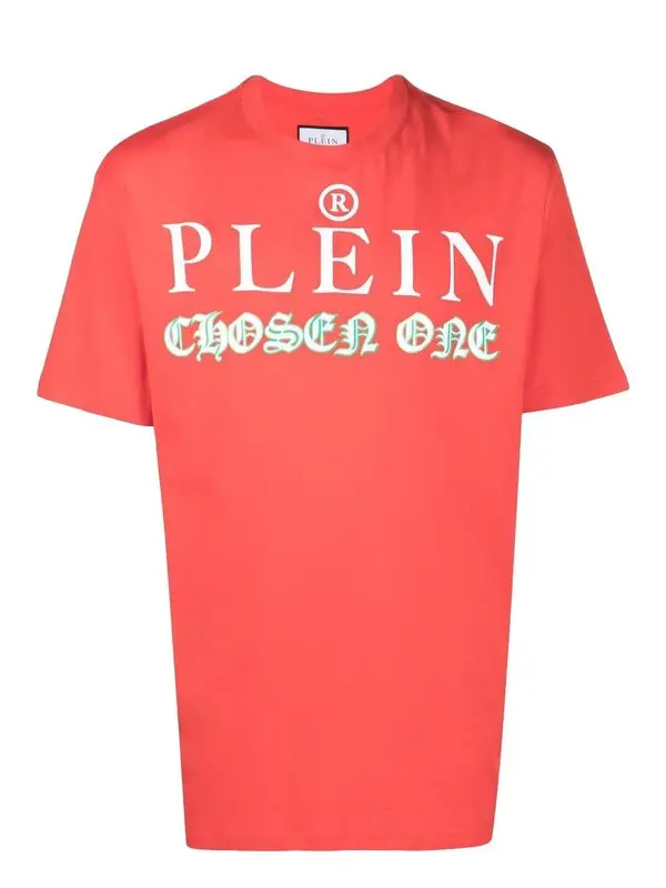 Philipp Plein Logo-print Detail T-shirt - Red