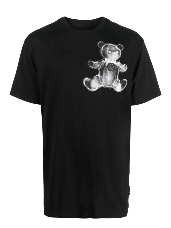 Philipp Plein Teddy Bear Short-sleeve T-shirt - Black