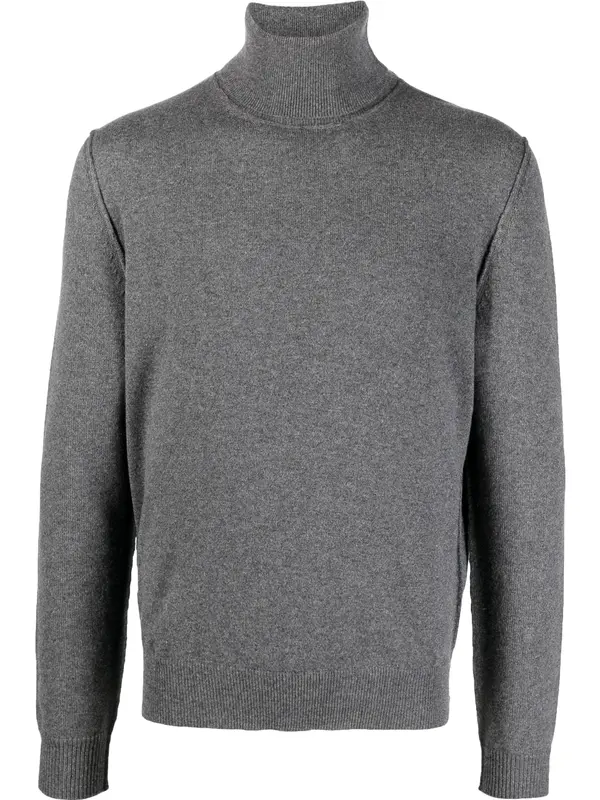 MAISON MARGIELA High-neck Cashmere Jumper - Grey