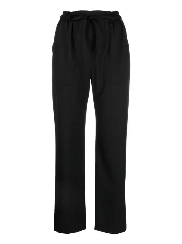 Etro Slim-fit Tie-fastening Trousers - Black