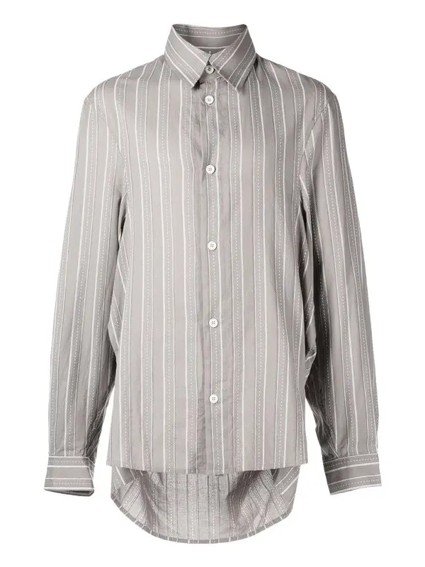 ONEFIFTEEN X Anowhereman Striped Shirt - Grey