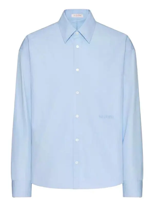 Valentino Garavani Embroidered Shirt - Blue