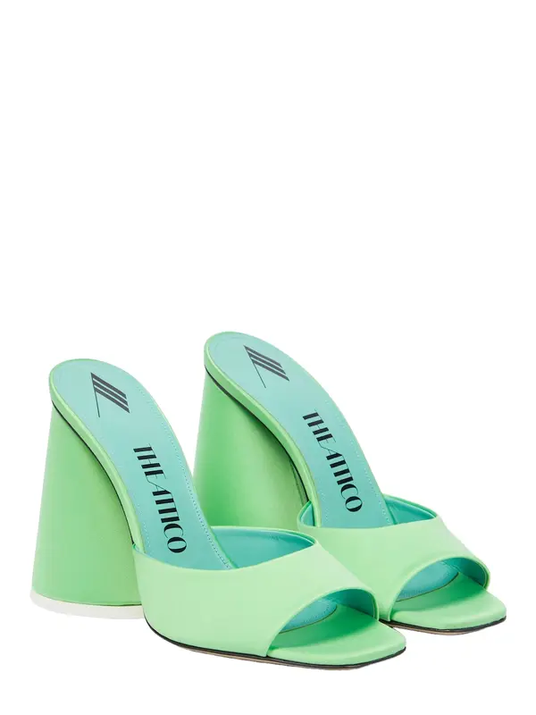 Attico Luz Mules - Green