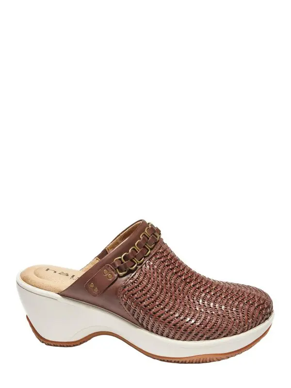 HALSA FOOTWEAR Chloe Clog - Dark Brown