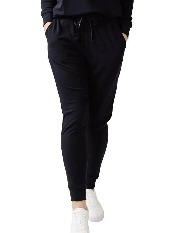 Cozy Earth Jogger Track Pants - Black