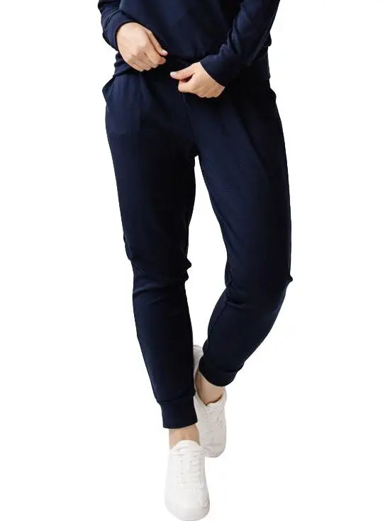 Cozy Earth Jogger Track Pants - Navy