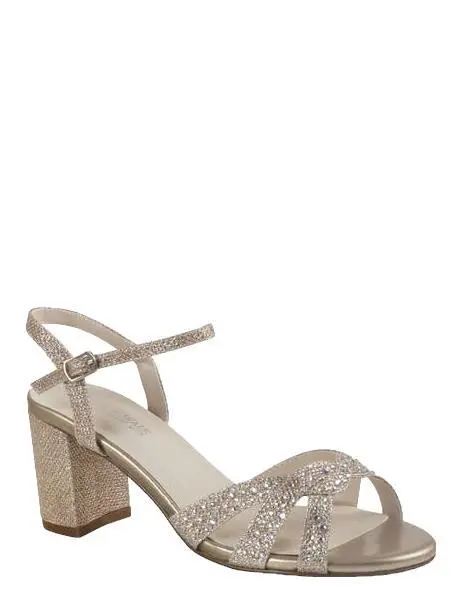 TOUCH UPS Ivy Ankle Strap Sandal - Champagne