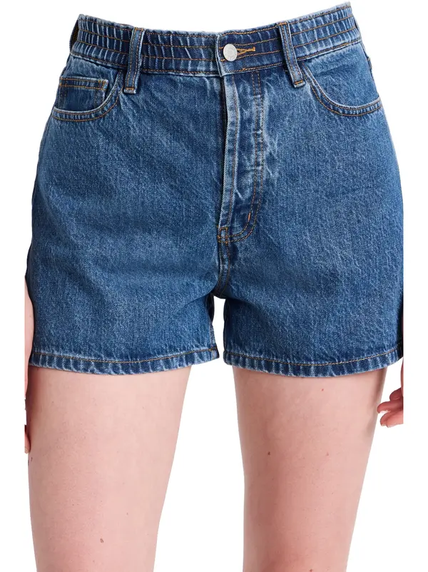 Still Here James Denim Shorts - Classic Blue