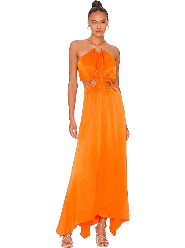 ELLIATT Visitant Maxi Dress - Papaya