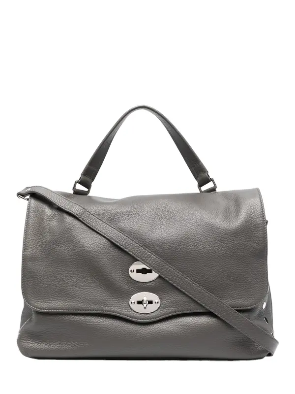 ZANELLATO Leather Tote Bag - Grey