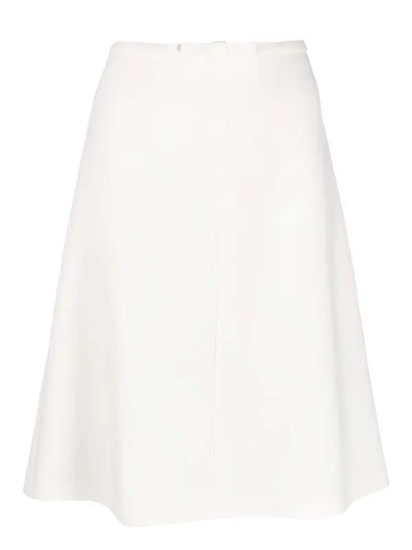 Red Valentino Bow-detail A-line Skirt - White