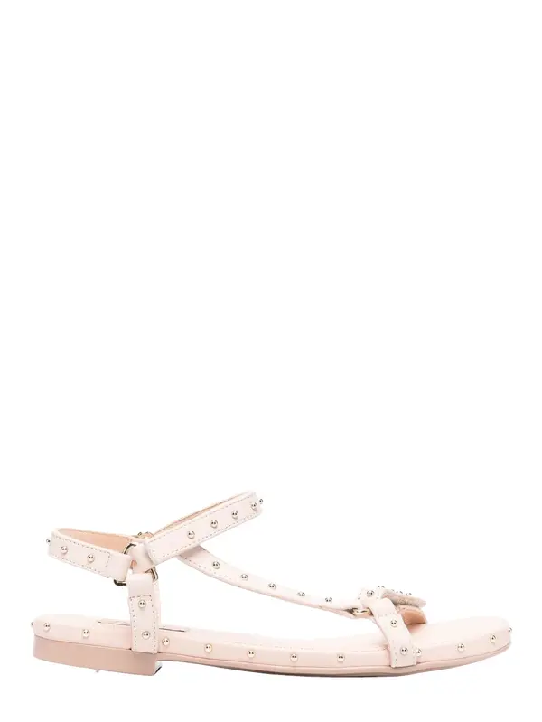 Agl Stud-embellished Open-toe Sandals - Pink