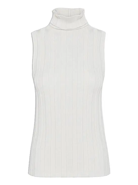 CALLAS MILANO Sleeveless Turtleneck - Neutral